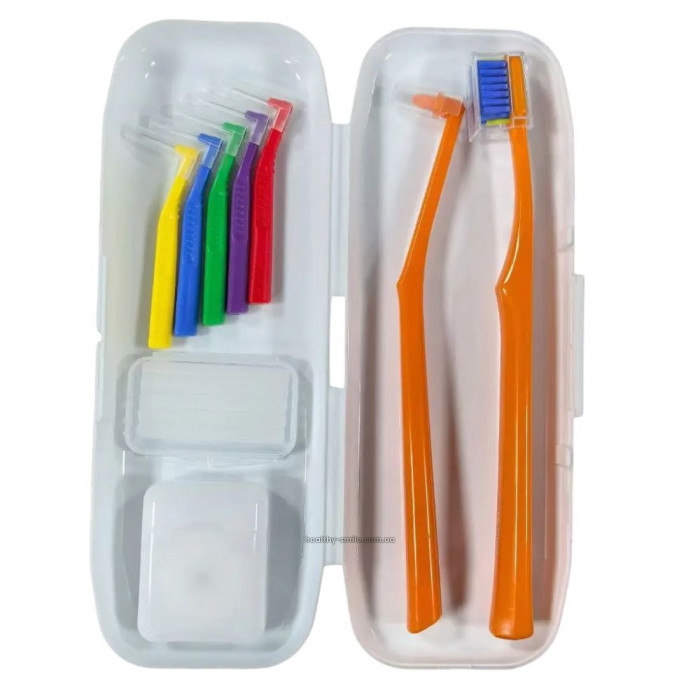 Braces set, basic, in white case