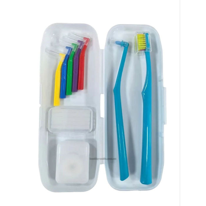 Braces set, basic, in white case