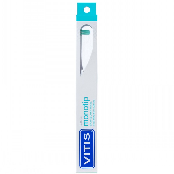 VITIS Monotip single-bristled toothbrush, medium - buy at Healthy Smile